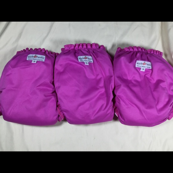 Apple Cheeks | Other | Set Of 3 Apple Cheeks Cloth Diapers Inserts ...